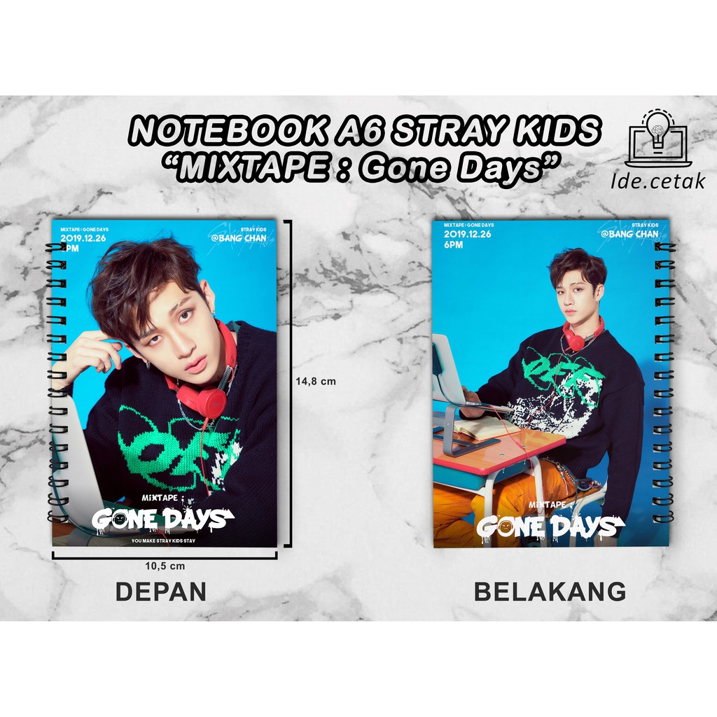 Jual Notebook STRAY KIDS A6 Unofficial / Blocknote A6 / Notes Kpop ...