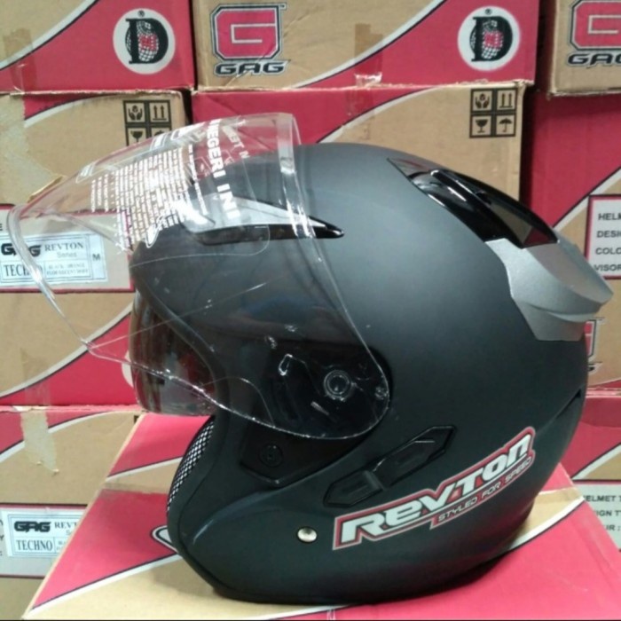 Jual Helm GAG REVTON SOLID | Shopee Indonesia