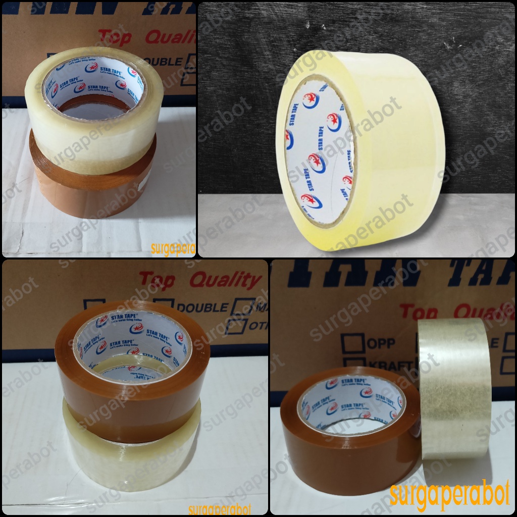 Jual LAKBAN BENING / COKLAT 100 YARD 45MM X 100Y SELOTIP 2 INCH TEBAL MURAH PREMIUM | Shopee ...