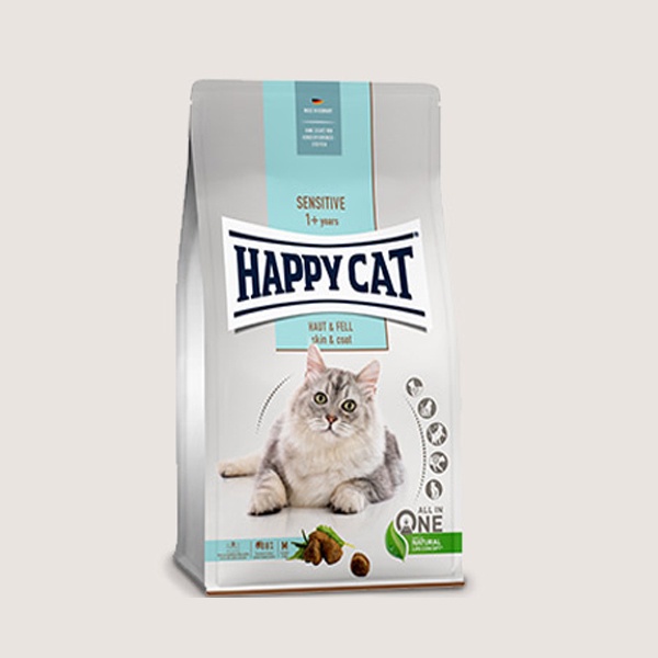 Jual happy cat sensitive 4 kg skin and coat (70601) | Shopee Indonesia