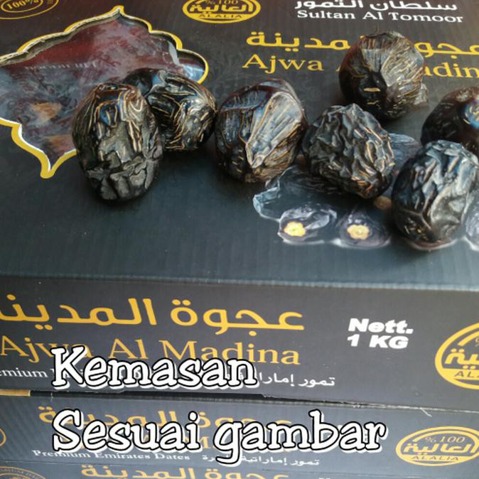 Jual Kurma Ajwa Premium 1 Kg Besar-jumbo Kurma Nabi Asli Madinah ...