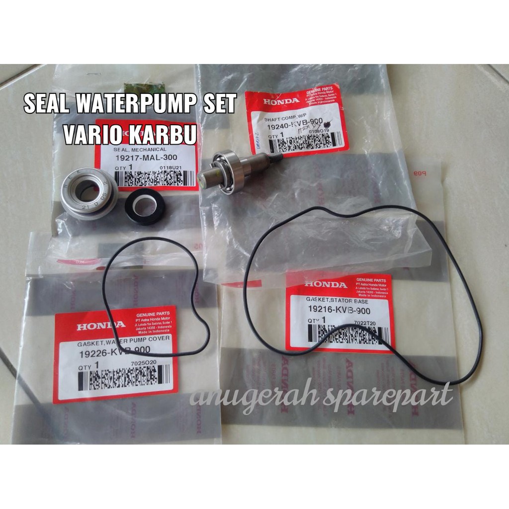 Jual Seal Sil Waterpump Water Pump LENGKAP Vario 110 Karbu ORI AHM | Shopee Indonesia