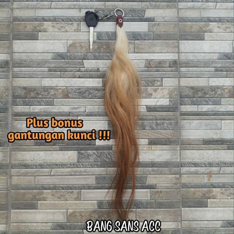 Jual Gantungan kunci dan tas bahan ekor sapi panjang 40 cm | Shopee ...