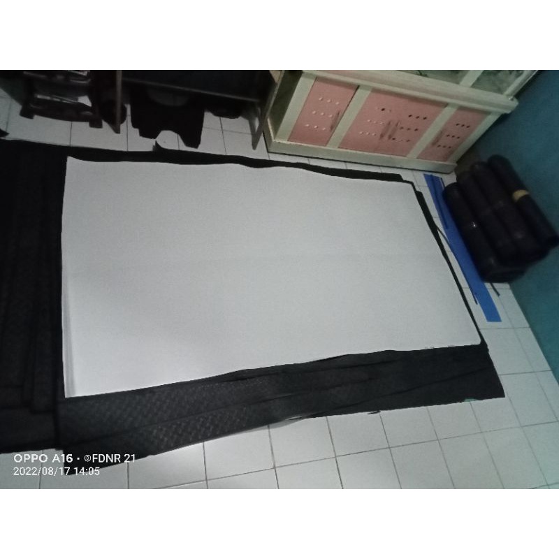 Jual karpet putih spon ati ukuran 230x130 tebal 6mm | Shopee Indonesia