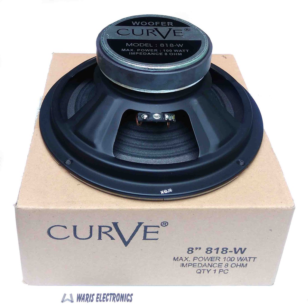 Jual speaker 8 inch woofer Curve 100Watt 818-W | Shopee Indonesia
