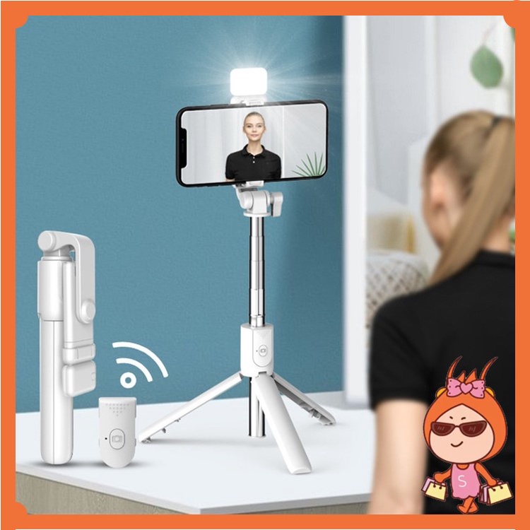 Jual Reseller Welcome - 5533 Tongsis Tripod LED Bluetooth 4 In 1 Dengan ...