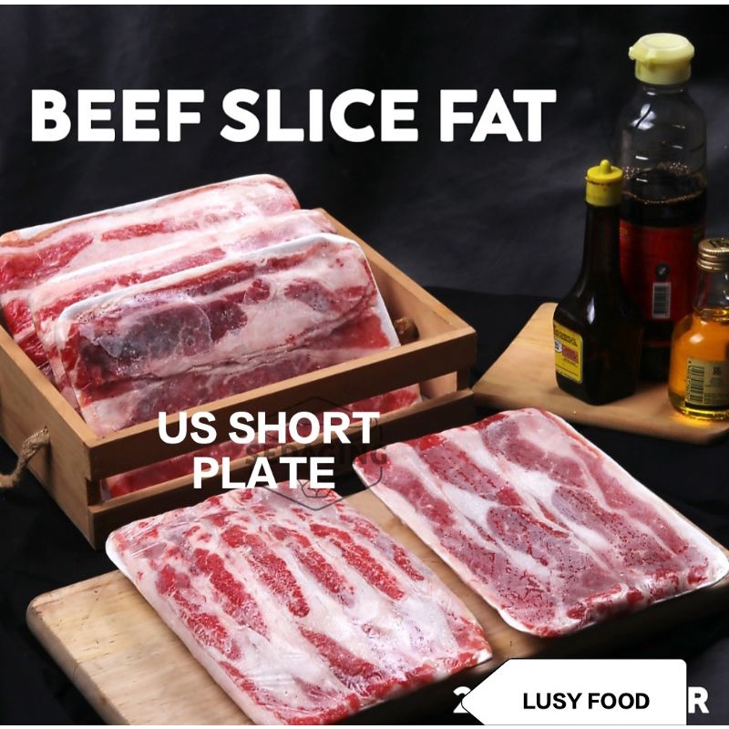 Jual Premium US Beef Slice 500gr short plate Halal | Shopee Indonesia