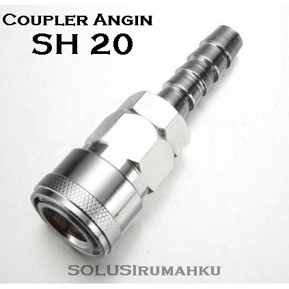 Jual SOCKET Coupler Angin SH 20 / Sambungan Selang Kompresor 5/16 inch ...