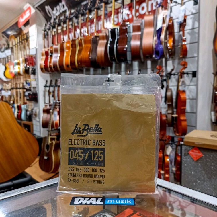 Jual Labella RX-S5B Stainless Round Wound-senar Bass 5 String 045-125 ...