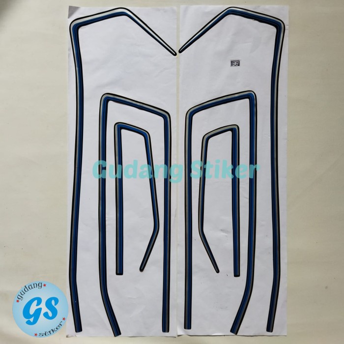 Jual striping stiker motor honda gl 100 cacing 1982 biru | Shopee Indonesia