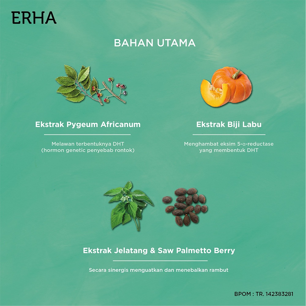 Jual ERHA Follicore 30 caps - Suplemen Rambut Rontok | Shopee Indonesia