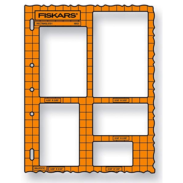 Jual FISKARS SHAPE TEMPLATE - RECTANGLES | Shopee Indonesia