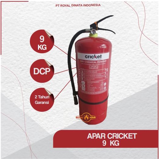Jual APAR 9 KG CRICKET SAFETY / APAR ABC POWDER 9 KG/ ALAT PEMADAM API ...