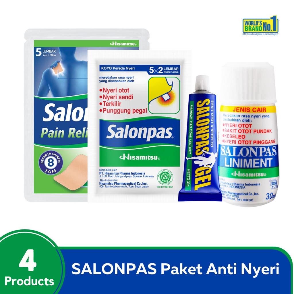 Jual SALONPAS Paket Anti Nyeri | Shopee Indonesia