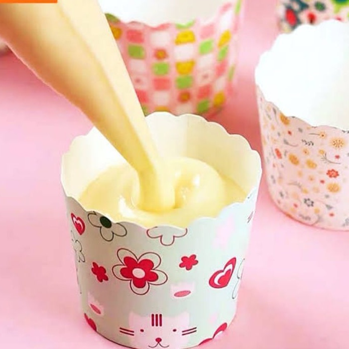 Jual cup muffin bruder trans laminasi bulat tinggi 50 pcs | Shopee ...