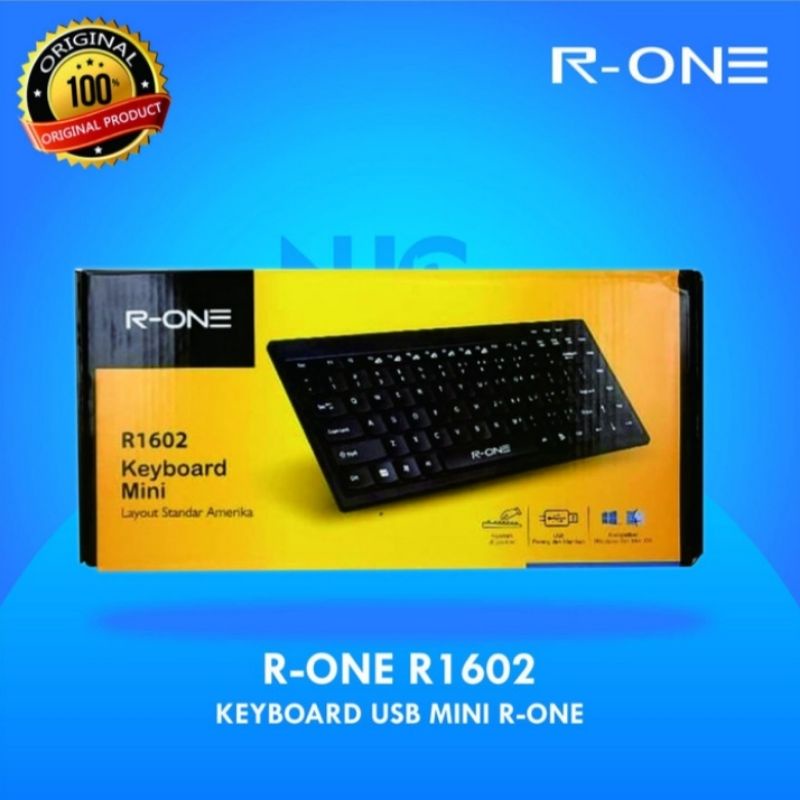 Jual KEYBOARD MINI USB R-ONE R1602 / VOTRE MTK-01 FOR PC / NOTEBOOK ...