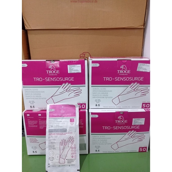 Jual Sarung Tangan Steril - Surgical Gloves - Troge Tro-Sensosurge ...