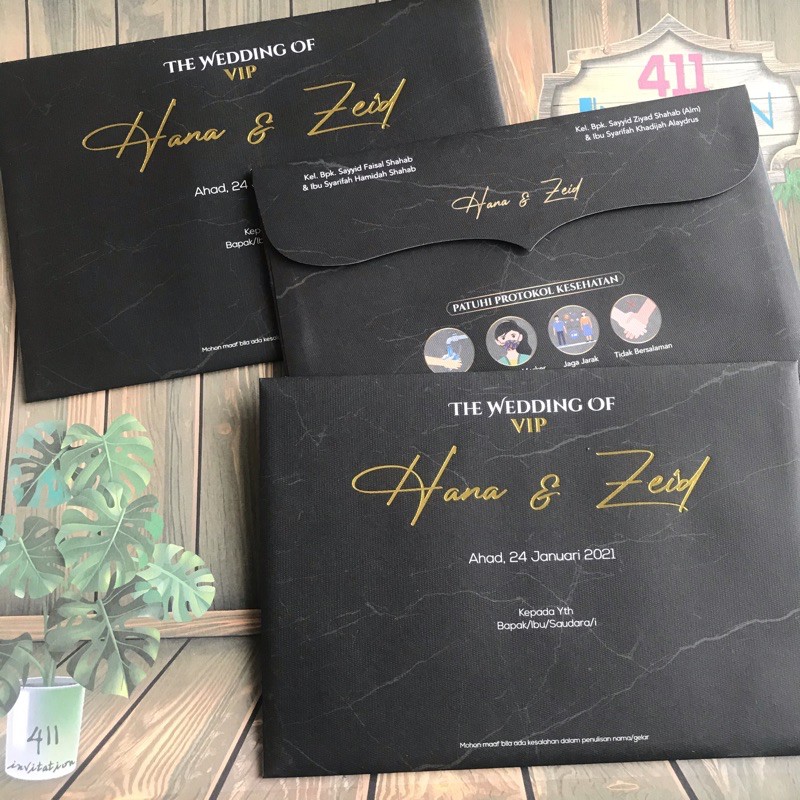Jual undangan marble black hard cover | Shopee Indonesia