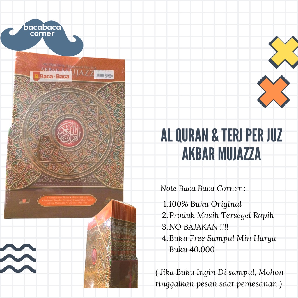 Jual AL QURAN & TERJ PER JUZ AKBAR MUJAZZA - BEST SELLER | Shopee Indonesia