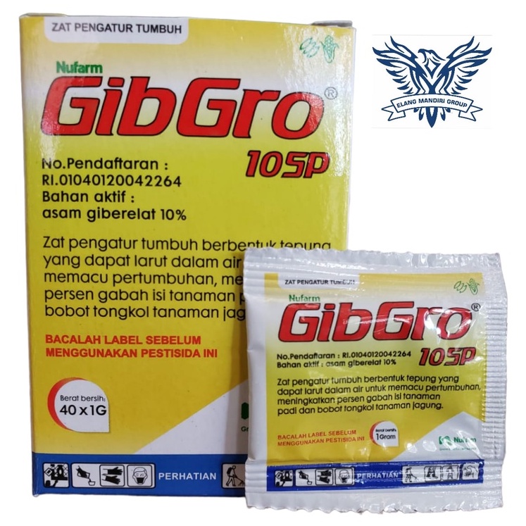 Jual Gibgro 10 SP 1 Gram Persachet ZPT Asam giberelat 10% Penyubur Padi ...