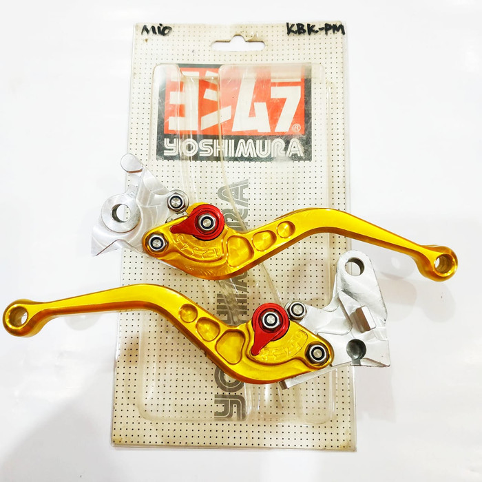 Jual HANDLE HANDEL REM MERK YOSHIMURA FOR MIO WARNA GOLD BAHAN CNC ...