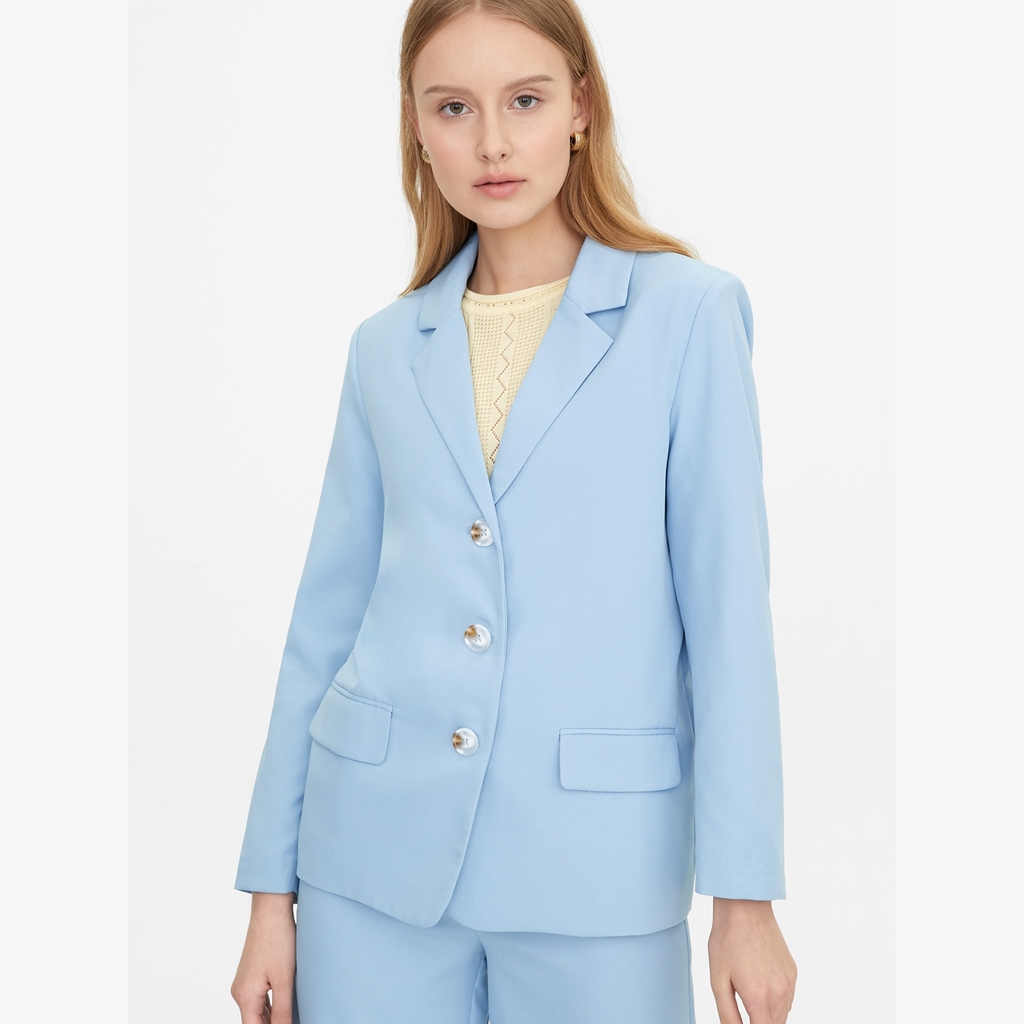 Jual Pomelo Triple Button Blazer blazer | Shopee Indonesia