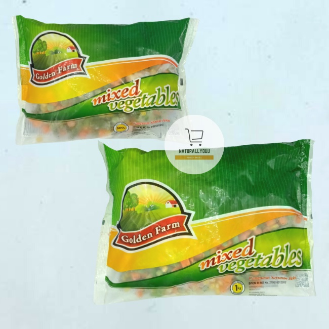 Jual Golden Farm Mixed Vegetables Mix Veggie 1kg / 500gr | Shopee Indonesia