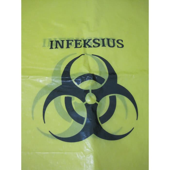 Jual Plastik Limbah Medis & Biochemical 60x100 cm-Logo Infeksius ...