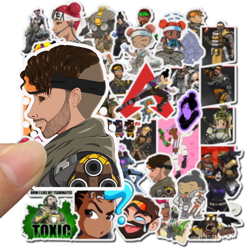 Jual 10/30/50 PCS Cartoon Game Apex Legends Stickers Waterproof PVC ...
