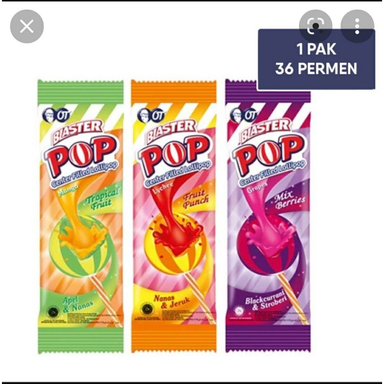 Jual Blaster pop (1 pack isi 36 pcs) | Shopee Indonesia