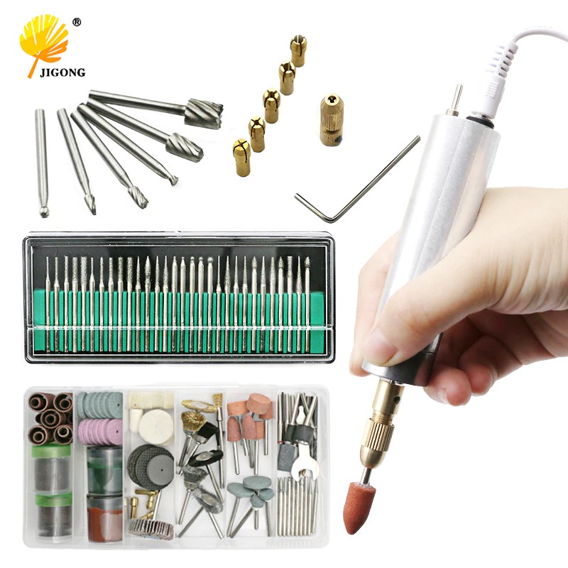 Jual FREE ONGKIR USB 3-12V Mini Electric drill Hand Drill Motor Hole ...