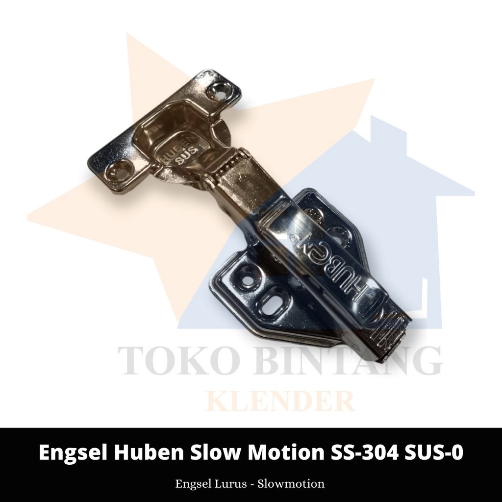 Jual Engsel Lurus Huben Slow Motion SS-304 SUS-0 (pcs) | Shopee Indonesia