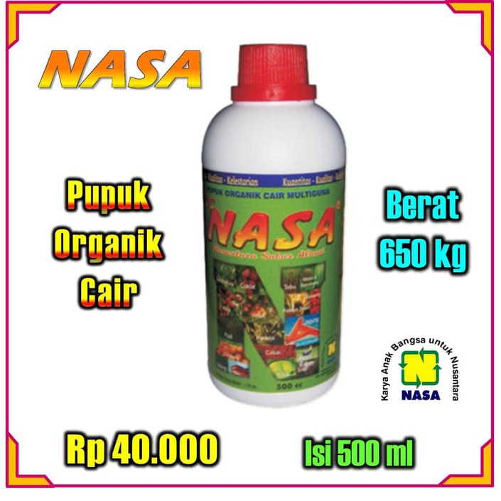 Jual PUPUK ORGANIK CAIR NASA POC NASA | Shopee Indonesia