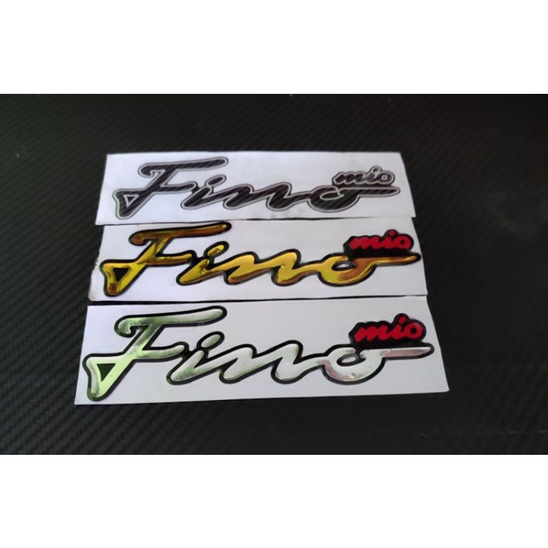 Jual EMBLEM TIMBUL LOGO MOTOR YAMAHA FINO MIO MURAH | Shopee Indonesia