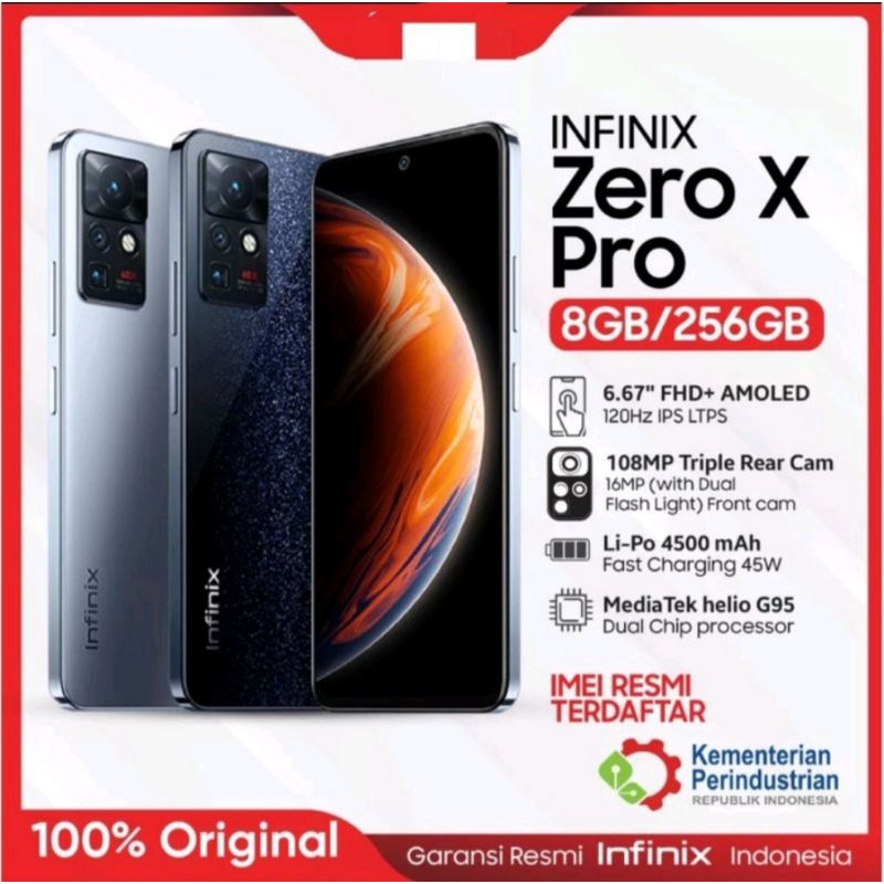 Jual Infinix Zero X Pro 8/256GB Garansi Resmi | Shopee Indonesia