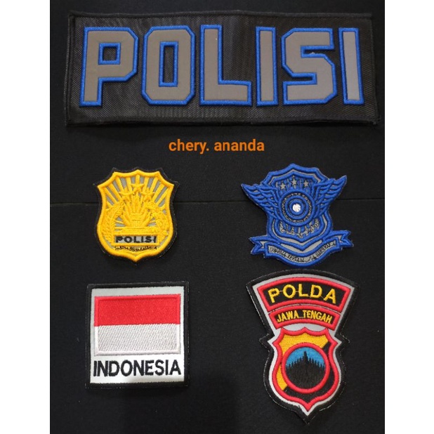 Jual Bordir /atribut Polisi untuk jaket/Rompi | Shopee Indonesia