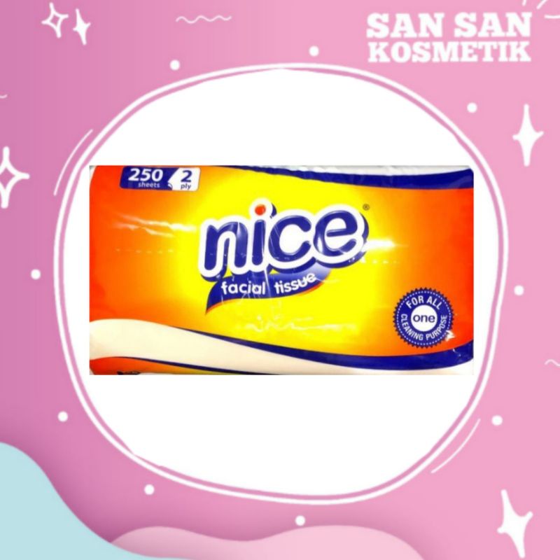 Jual facial tissue nice 250 sheet(2ply) | Shopee Indonesia