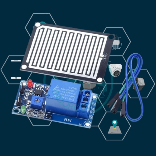 Jual SENSOR HUJAN DAN RELAY KONVERSI, UNTUK MONITOR CUACA | Shopee ...