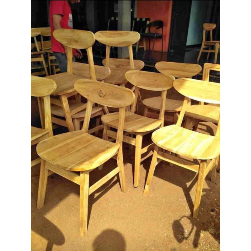 Jual KURSI CAFE KAYU / KURSI MAKAN KAYU / KURSI SINGLE / KURSI MAKAN ...