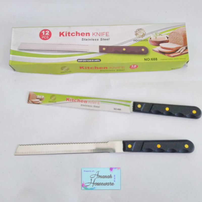 Jual Pisau Roti / Pisau Kue / Pisau Pemotong Roti dan Kue Dengan 2 Sisi ...
