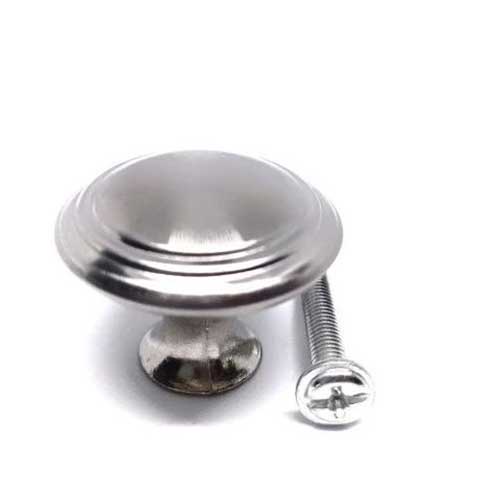 Jual KNOB LACI Tarikan Handle Gagang Bulat Stainless + Plastik Knop ...
