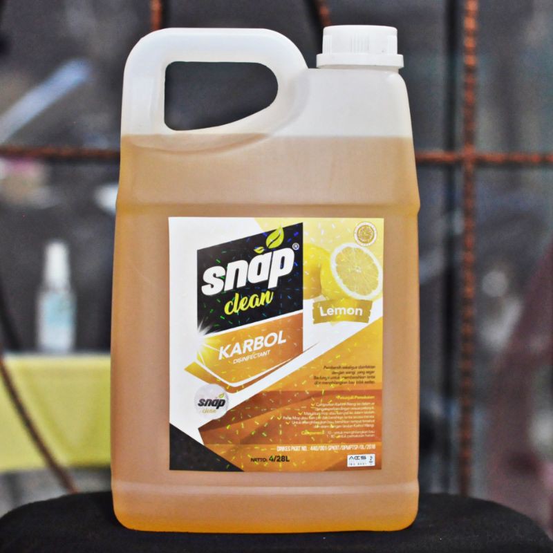 Jual Snap Clean Karbol Desinfektan Anti Bakteri 4 Liter | Shopee Indonesia