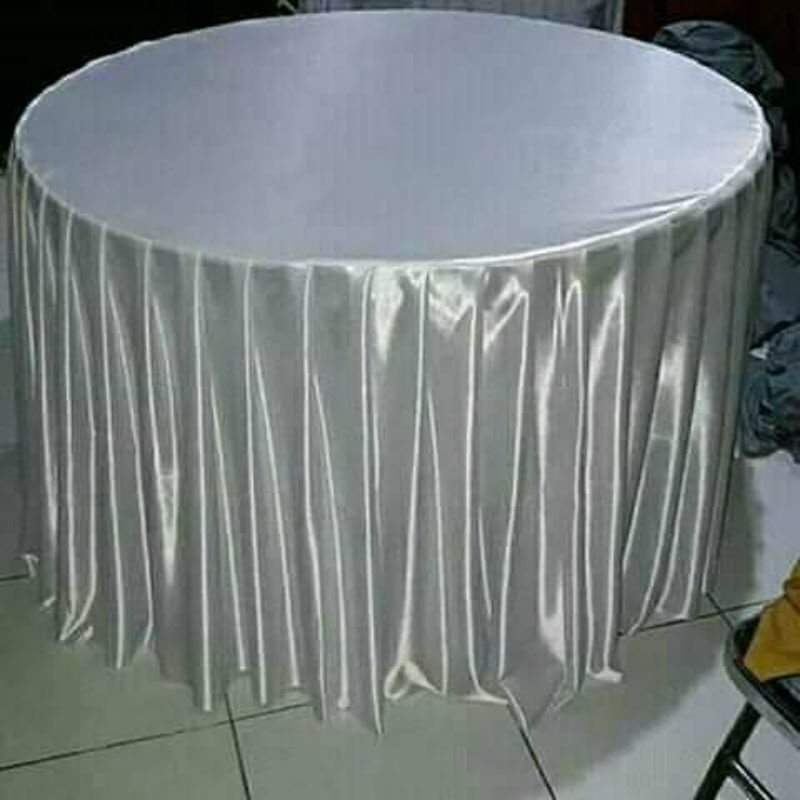 Jual Cover meja bulat (diameter 120 × tinggi 75cm) warna & ukuran bisa ...