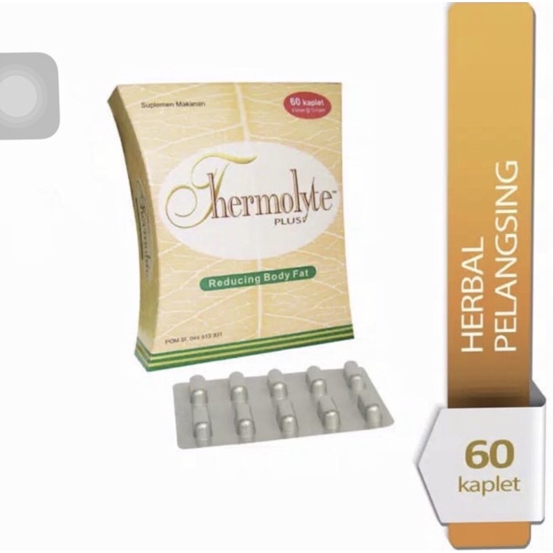 Jual Thermolyte plus strip 10 tablet ( membantu mengurangi lemak tubuh ...