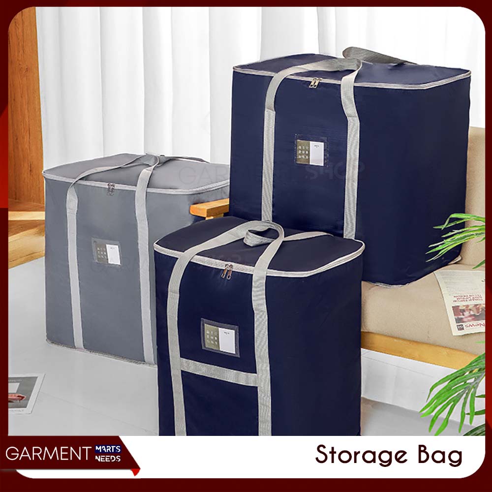 Jual TASTOG - Organizer Bag Lipat Tempat Penyimpanan Baju Selimut Jumbo ...