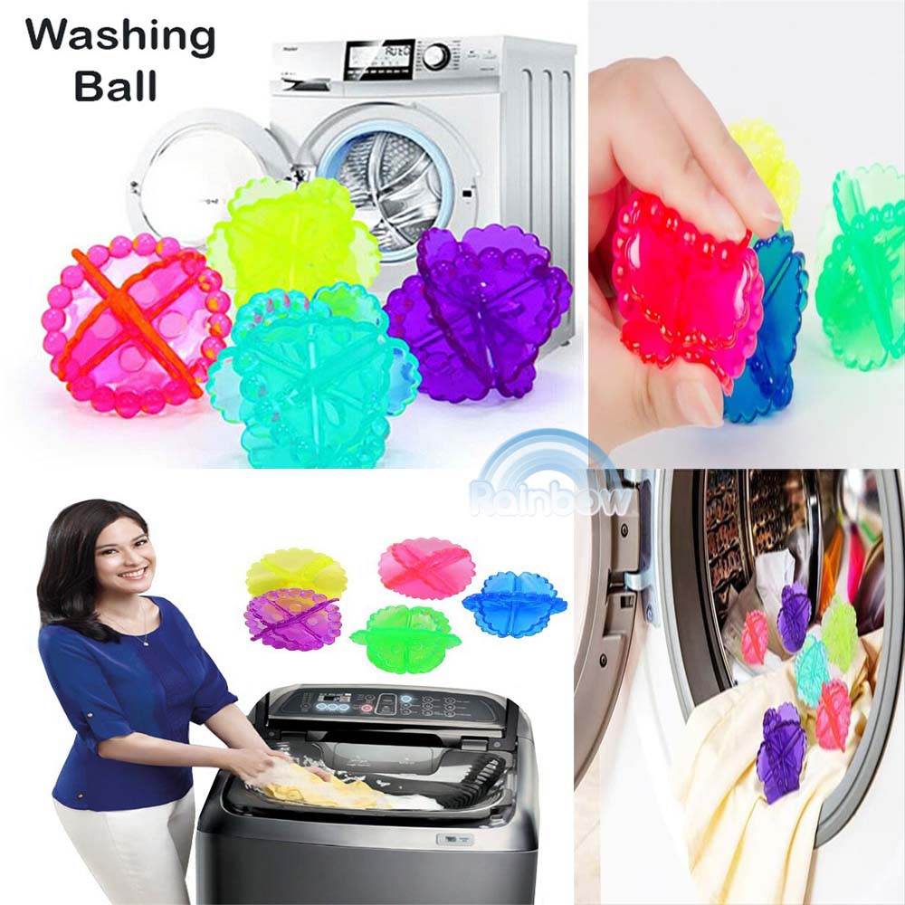 Jual 1 PCS - Bola Laundry Ajaib Alat Bantu Pembersih Baju Clean Ball ...