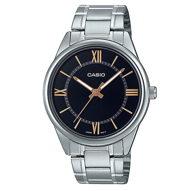 Jual Jam tangan casio mtp-v005d-1b5/7b5 analog pria stainless steel ...