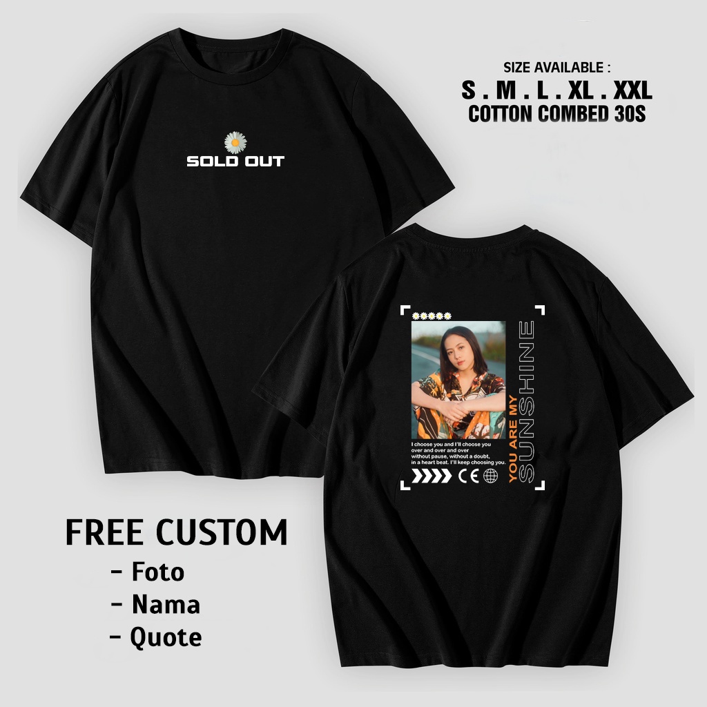 Jual Kaos Aesthetic - kaos sablon foto bisa custom pake foto kamu foto ... Jual Kaos Aesthetic - kaos sablon foto bisa custom pake foto kamu foto ...
