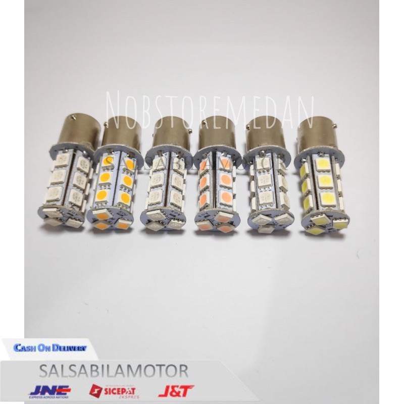 Jual [1 PC/BUAH] Lampu LED 18 Mata Kaki 1 Sein Sen / Mundur/Stop 12V ...