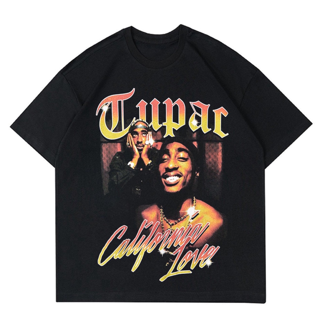 Jual KAOS VINTAGE TUPAC SHAKUR | T-SHIRT TUPAC SHAKUR | BAJU HITAM PRIA ...